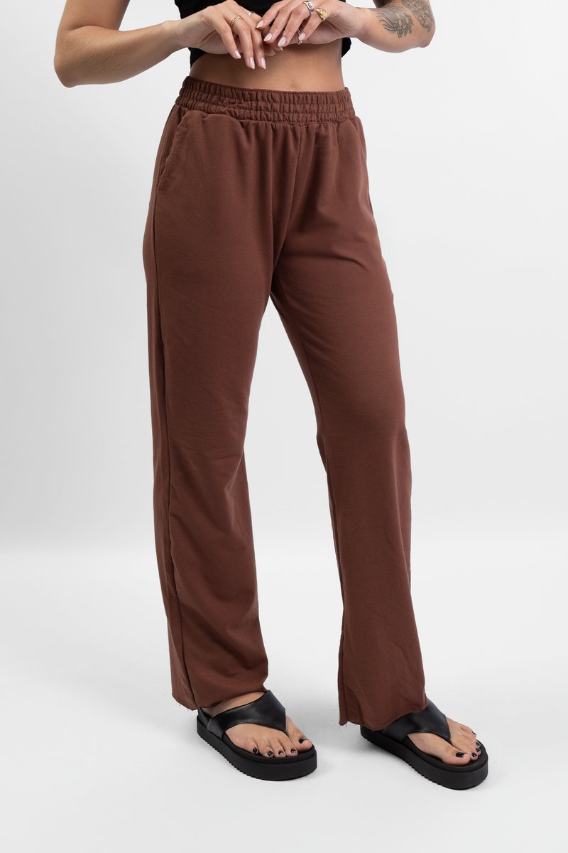 Calça Wide Leg Moletinho